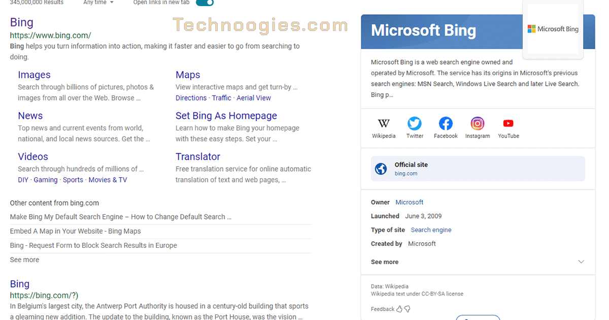 Is Bing A Thing Or Just A Bing-a-ling? | Https://technoogies.com